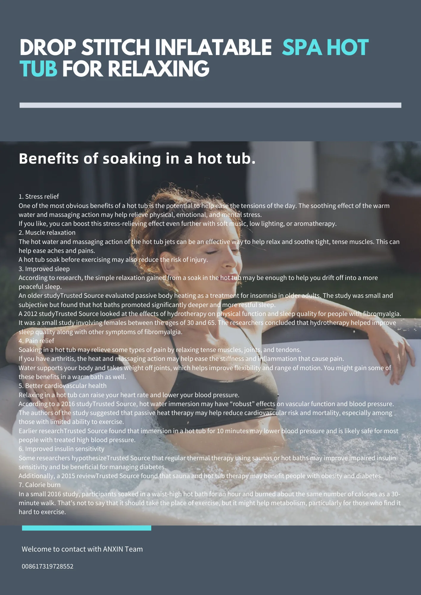 Hot Sale Lay Spa Airjet Inflatable Massage Drop Stitch Spa Dwf Hot Tub ...