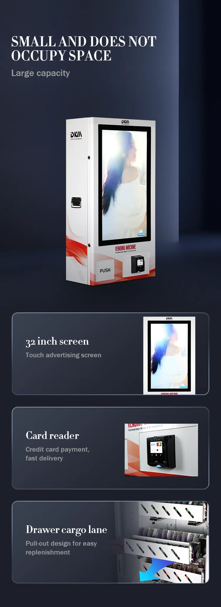 Dkmvending Wall Mounted Skin Care Cosmetic Makeup Beauty Product ...