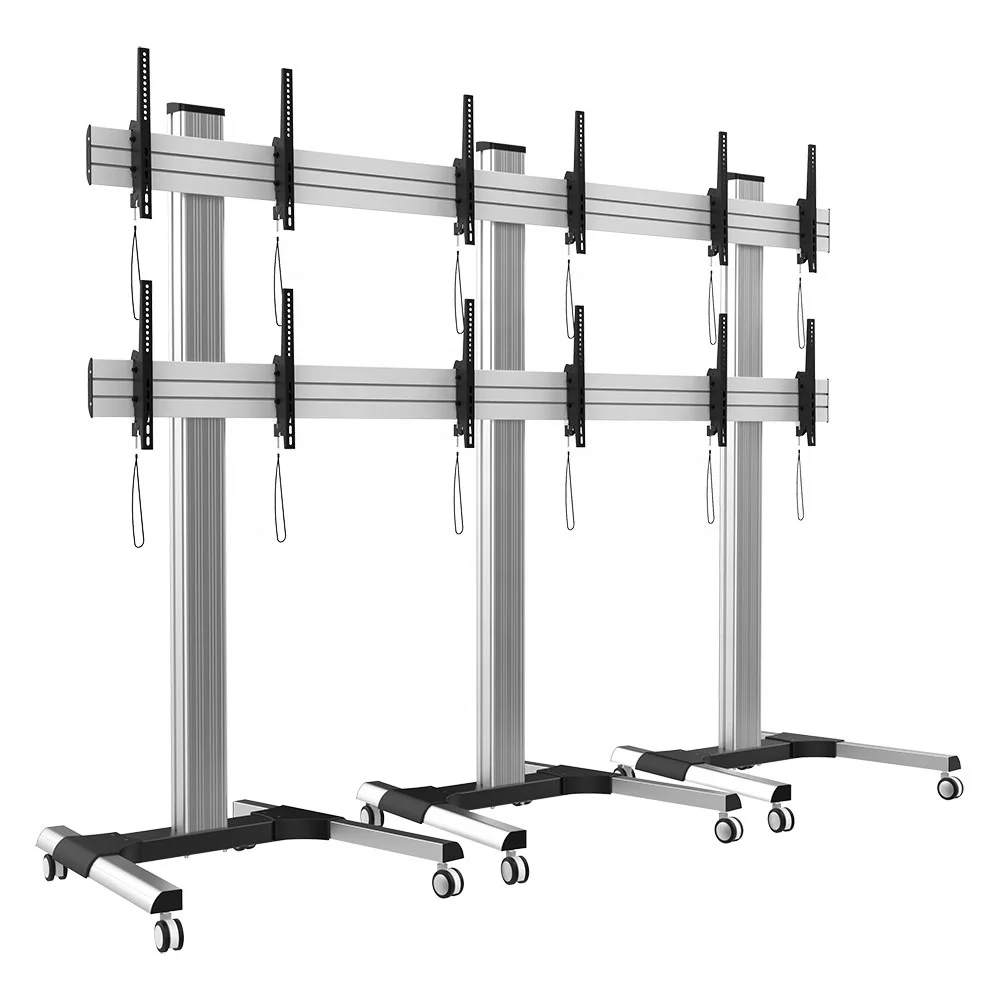 Modular Height Adjustable Video Wall Stand Tv Floor Stand For 3x2 ...