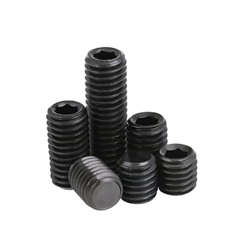 Din913 M2 M2.5 M3 M4 M5 M6 M8 M10 M12 M16 Grade 12.9 High Strength Carbon Steel Black Hexagon ...