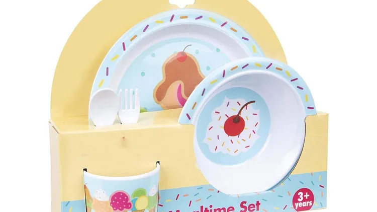 New Arriving Cartoon Printing Children Dinnerware Set Baby Safe Feeding ...