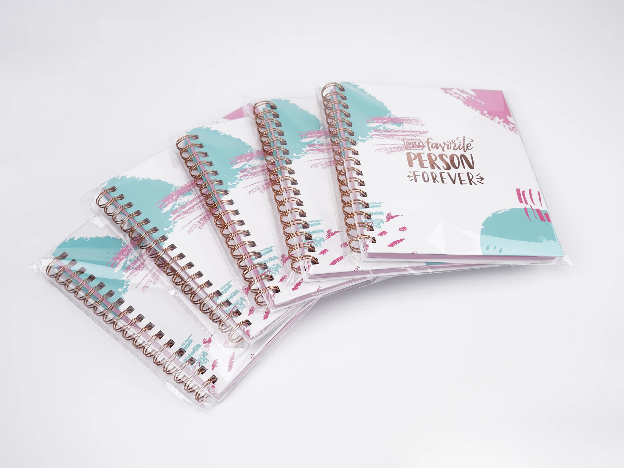 2023 Custom Cuaderno Wire Binding Notebook Hot Stamping Foil Hardcover ...