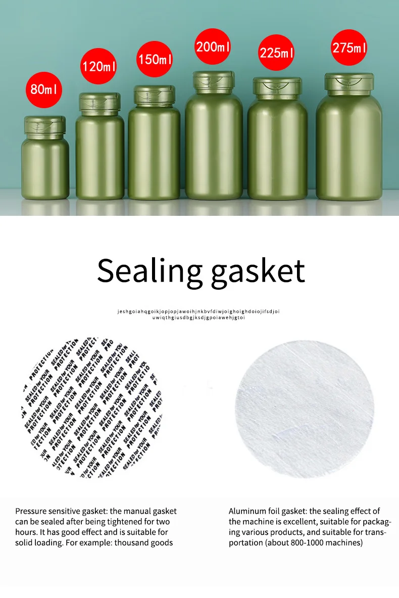 In Stock Capsule/softgel Packaging Pet Food Grade Products Plastic Pcr ...