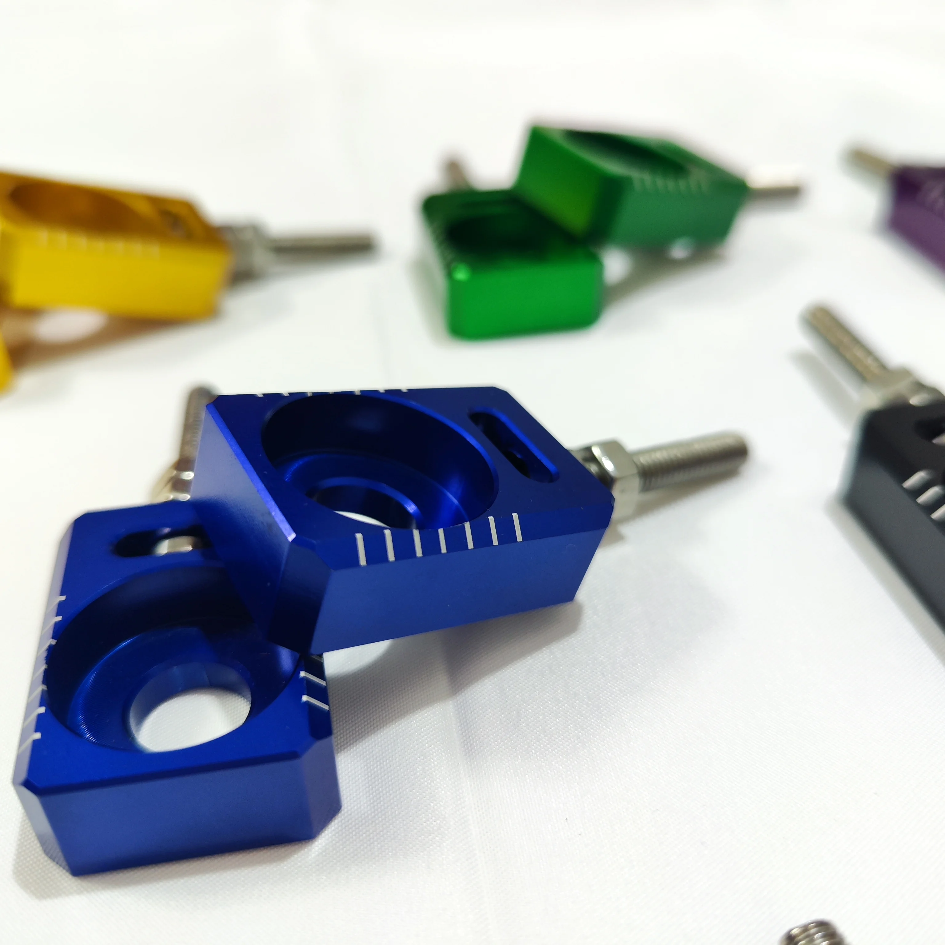 E-bike Tension Blocks Cnc Aluminum Electric Dirt Bike Axle Block For ...