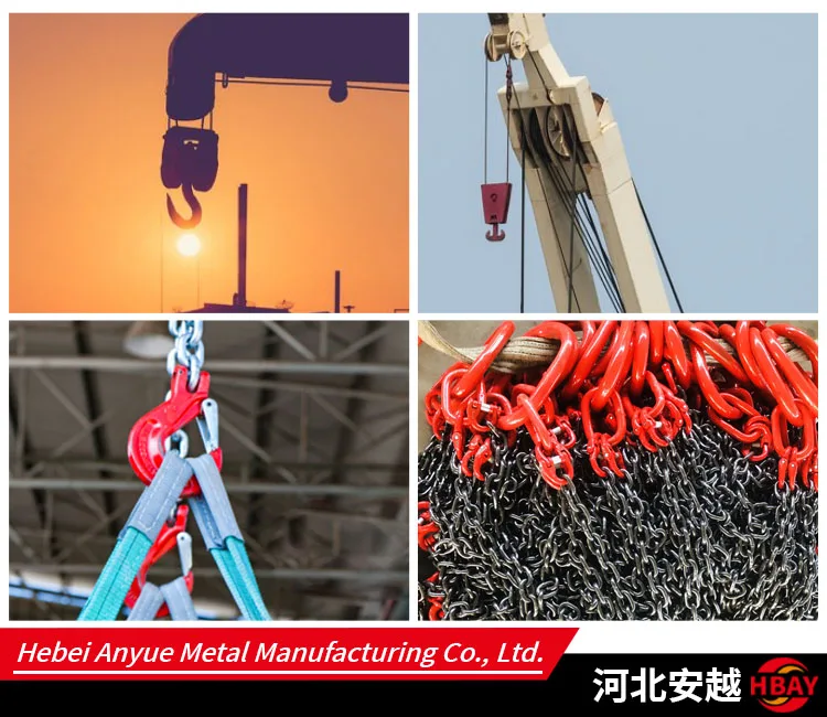 Factory G80 Forged Lifting Swivel Hook Lifting High Tensile Hook With ...