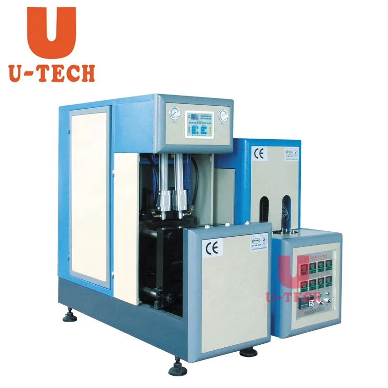 U TECH Semi automatic pet preform Stretch heating blow Molding machine ...