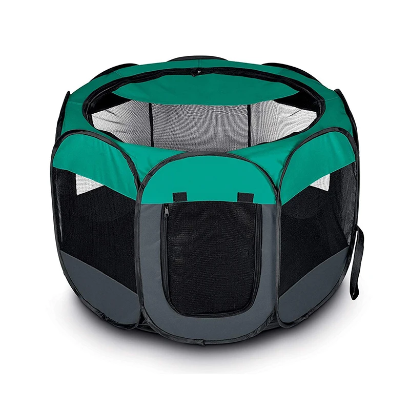 Portable Foldable Pet Play Octagonal Cage Cat And Dog Cage,Warm And ...