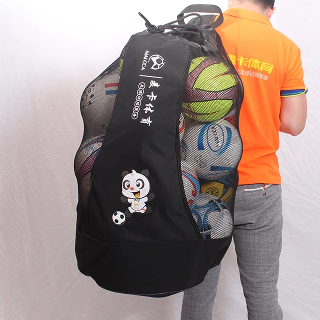 Extra Large Ball Bag Adjustable Shoulder Mesh Ball Carrying Bags ...