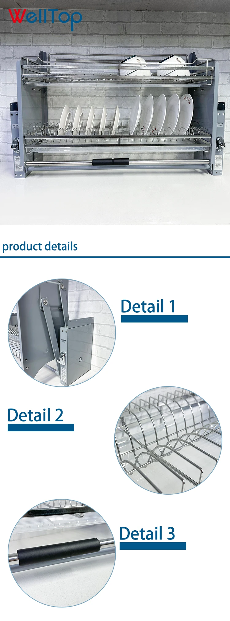Customizable Modern Design External Drawer for Kitchen Supporting ...