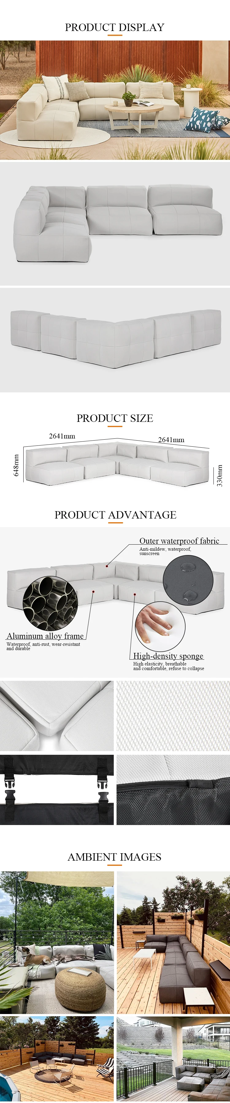 Wholesale Or Sectional Air Pulp Portable Pool Side Outdoor Patio ...
