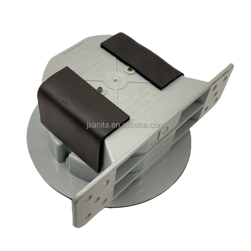 Octagon Ceiling Electric Box With Gasket Vapor Proof Plastic Flush ...