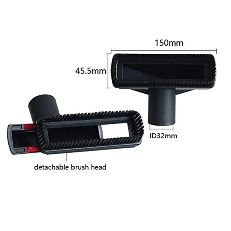 Universal Vacuum Nozzle Suction Brush Head For 32mm 35mm 1/4in 3/8in ...