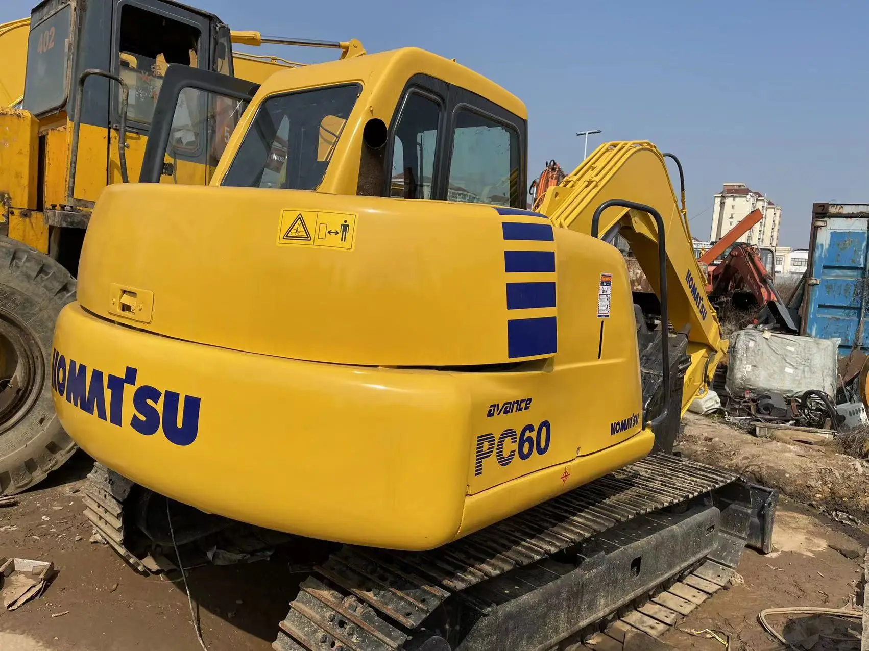 Used Komatsu PC60-7 Excavator From Japan Featuring Core Components ...