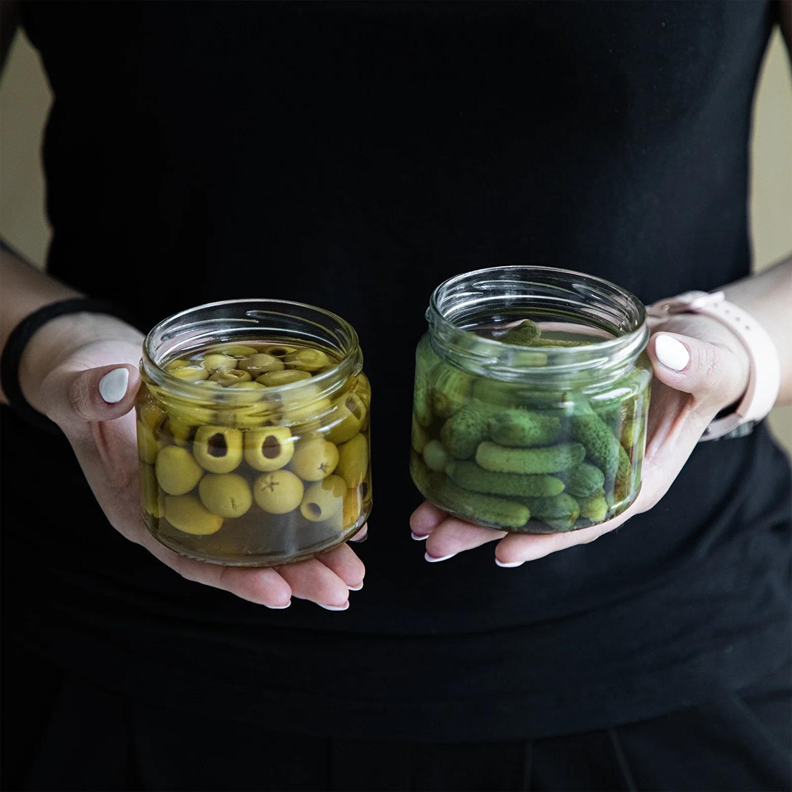 330ml Empty Round Airtight Hermetic Pickle Canned Jam Food Glass ...