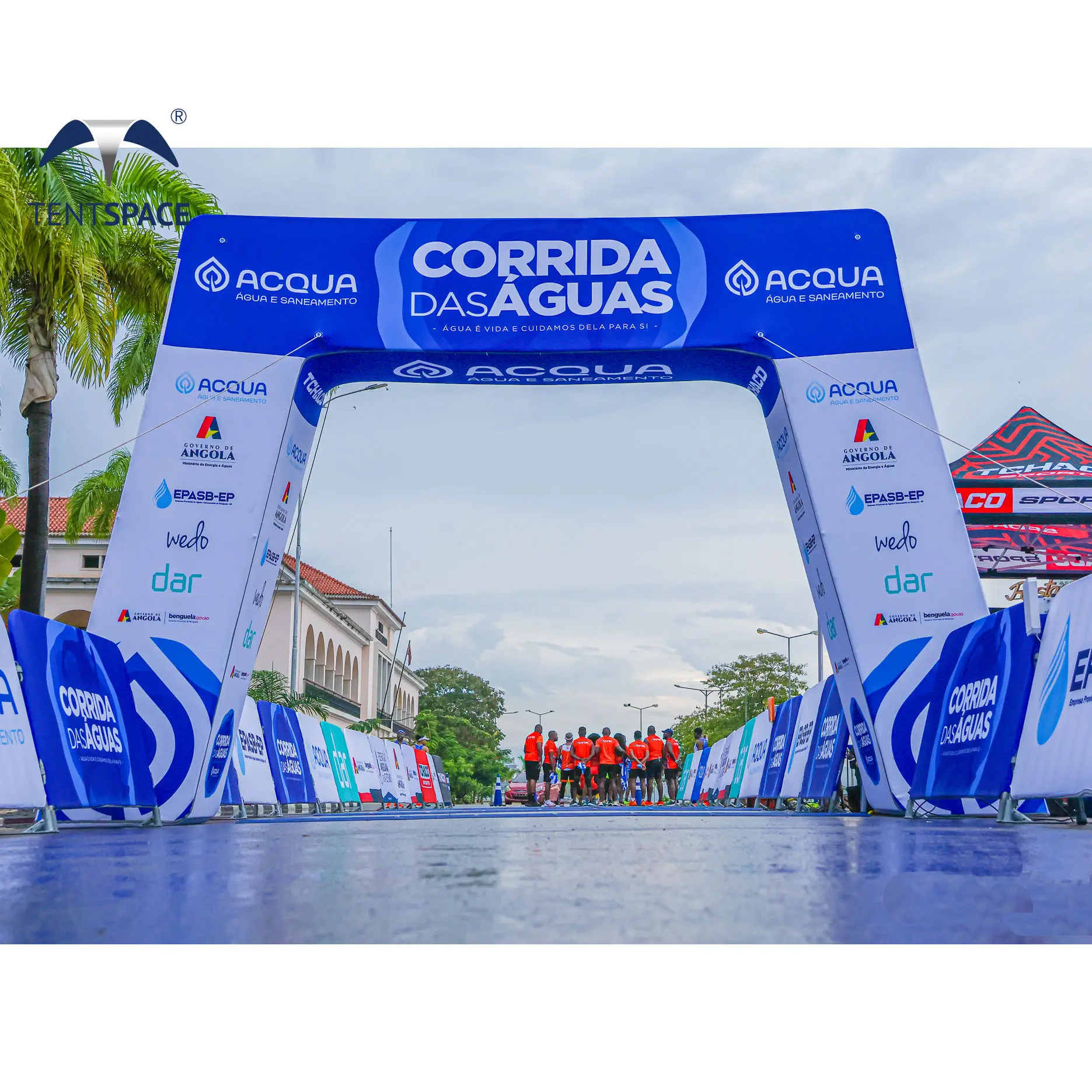 Custom Branding Arch Portable Aluminum Material Sports Star Finish Line ...