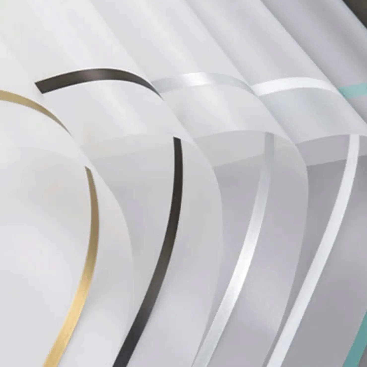 Translucent Plastic Bouquet Wrapping Paper Flower Wrapping Paper Line ...