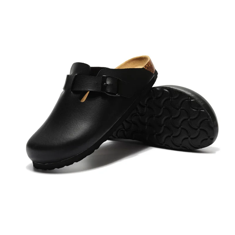 Men Clogs Custom Design Logo Close Toe Slippers Outdoor Pu Men Clogs ...