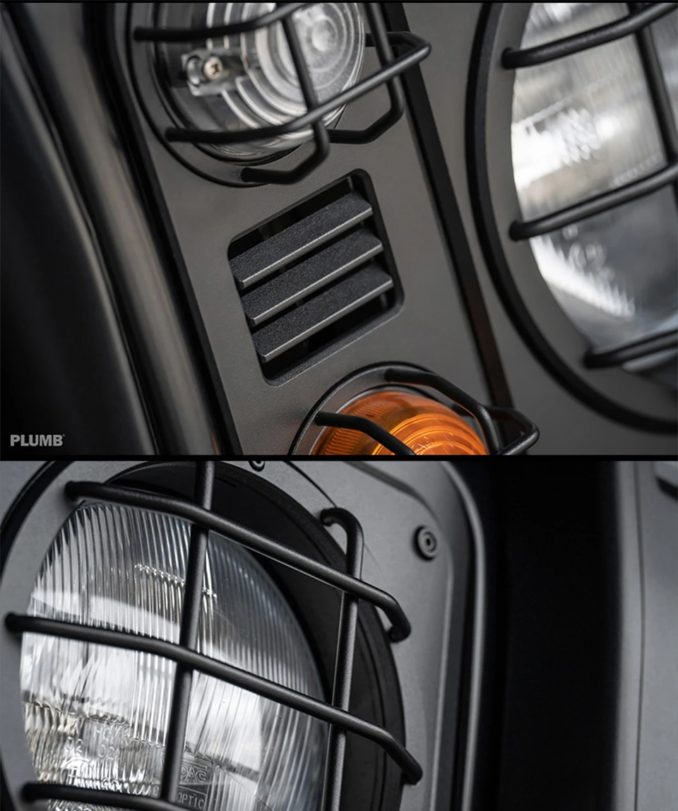 Plumb Design Front Headlight Protection for Land Rover Defender