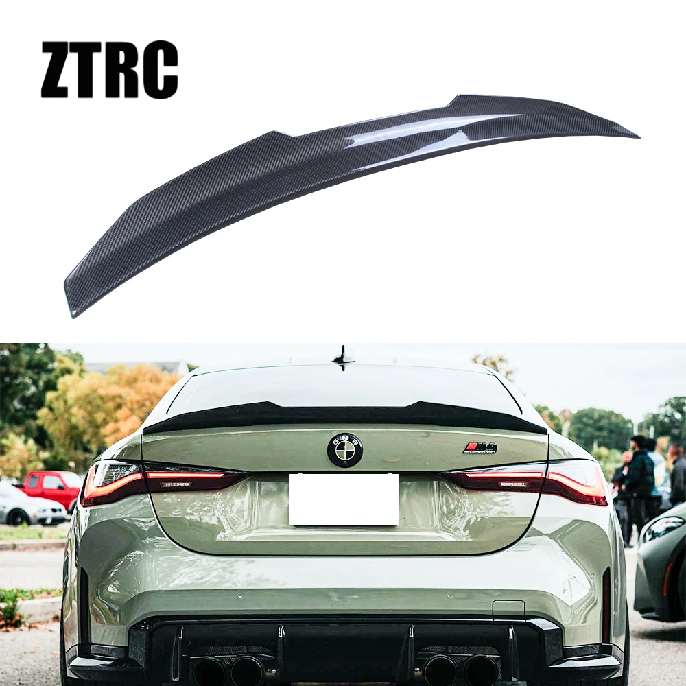 BMW 4 Series G22/G82 M4 PSM Style Carbon Fiber Rear Spoiler