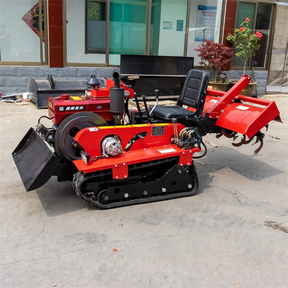 Remote Control Rotary Cultivator - 25HP Agriculture Machinery