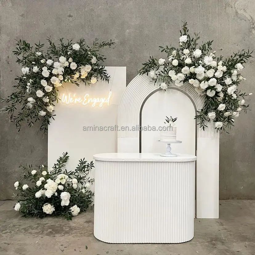 Luxury Events Acrylic Backdrops Wedding Decoration Stand Acrylic ...