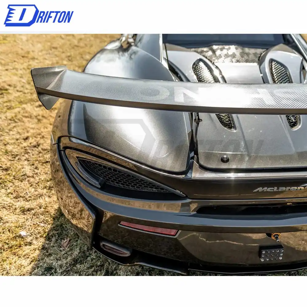 GT4 Style Carbon Fiber Rear Spoiler for Mclaren 570S