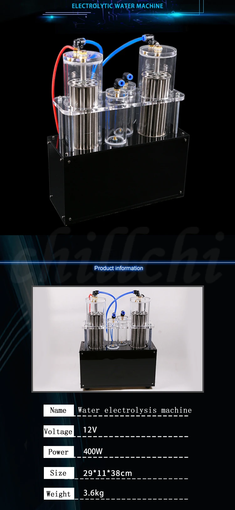 PACKBOX Hydrogen-Oxygen Separation Machine - Science Experiment