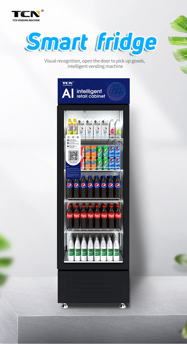 TCN AI Visual Identity Vending Machine - Fresh & Smart