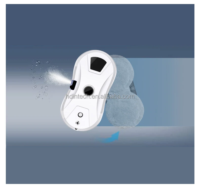 Newest Design Model Window Cleaning Robot Enjoy Bot with Water Spray ...