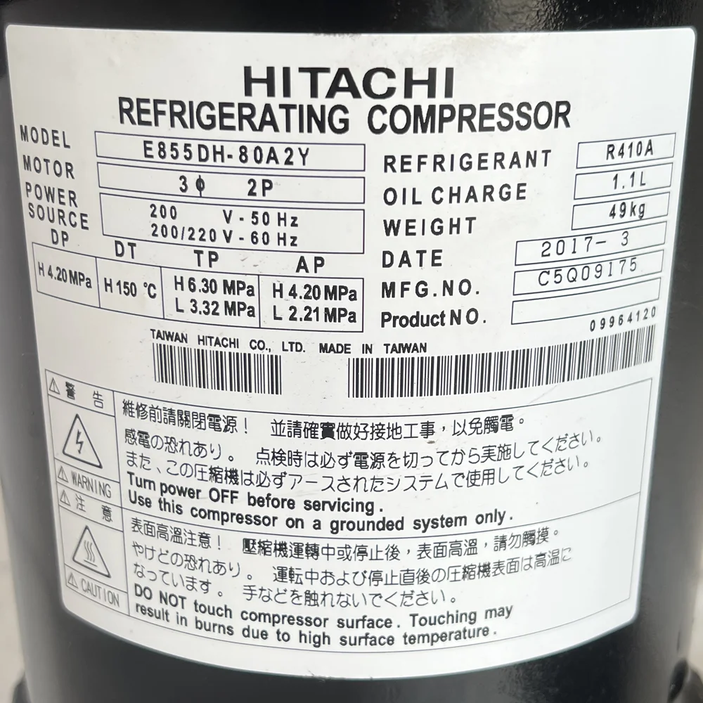 Hitachi VRF Inverter Compressors - Efficient & Reliable
