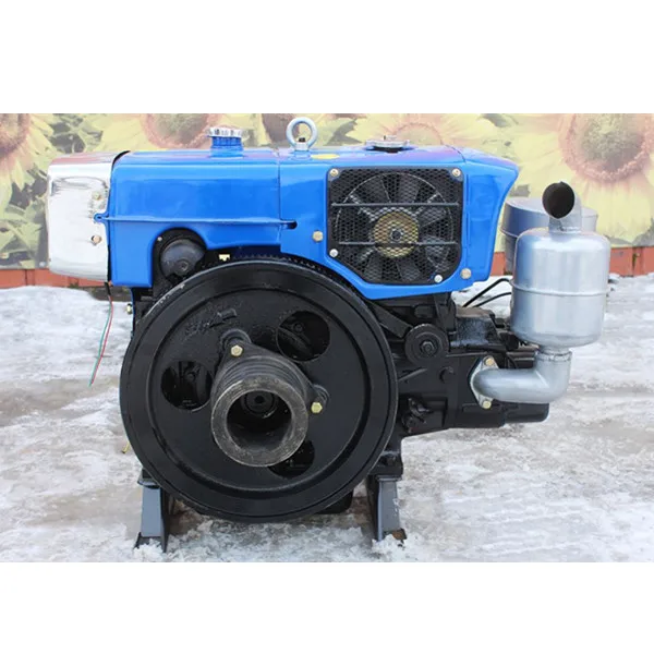 15hp Single Cylinder Diesel Engine With Electric Starter - Buy Zs1100 ...