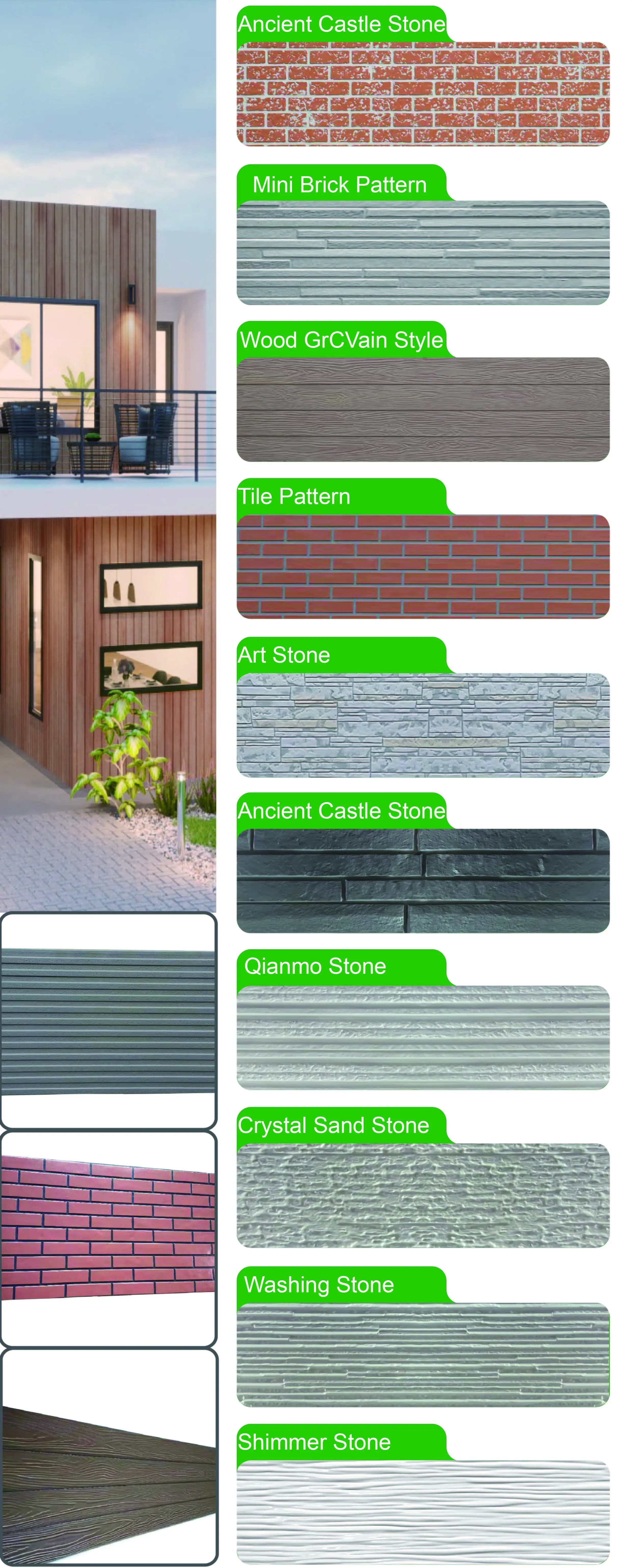 Fiber Cement Siding Board - Durable & Customizable Facades