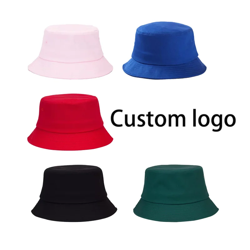 Outdoor Custom Embroidery Reversible Bucket Cap Wind Protection Fishman ...