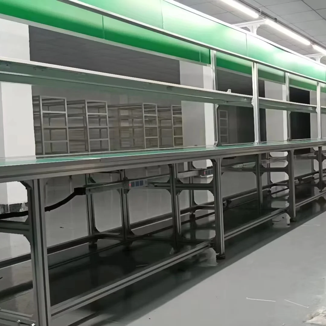 New Condition Assembly Line Workbench Belt Conveyor Efficient Workflow ...