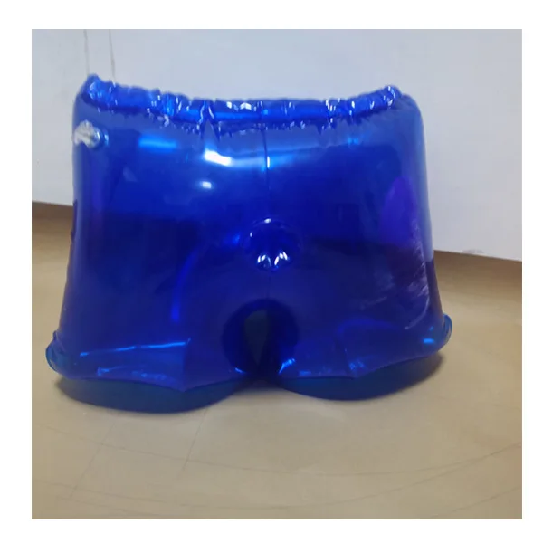 Beile Semi-Transparent Blue PVC Inflatable Shorts with SPH