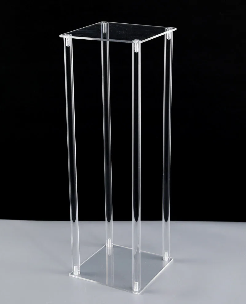 Acrylic Flower Stands - Elegant Wedding Decor Solutions