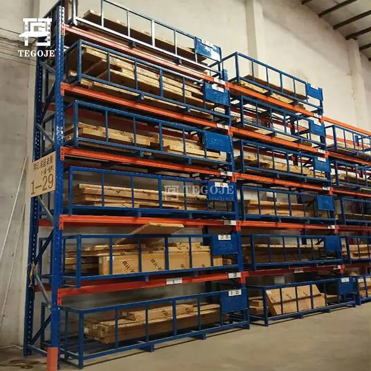 Warehouse Heavy Duty Stackable Pallet Rack Metal Garage Shelves ...