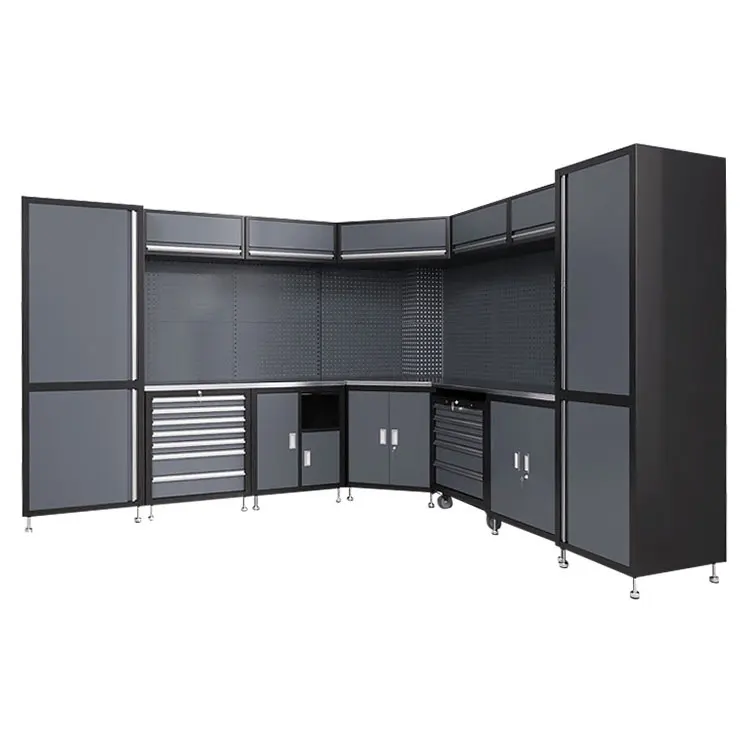 Heavy Duty Workstation with Tool Cabinet - Steel Metal China