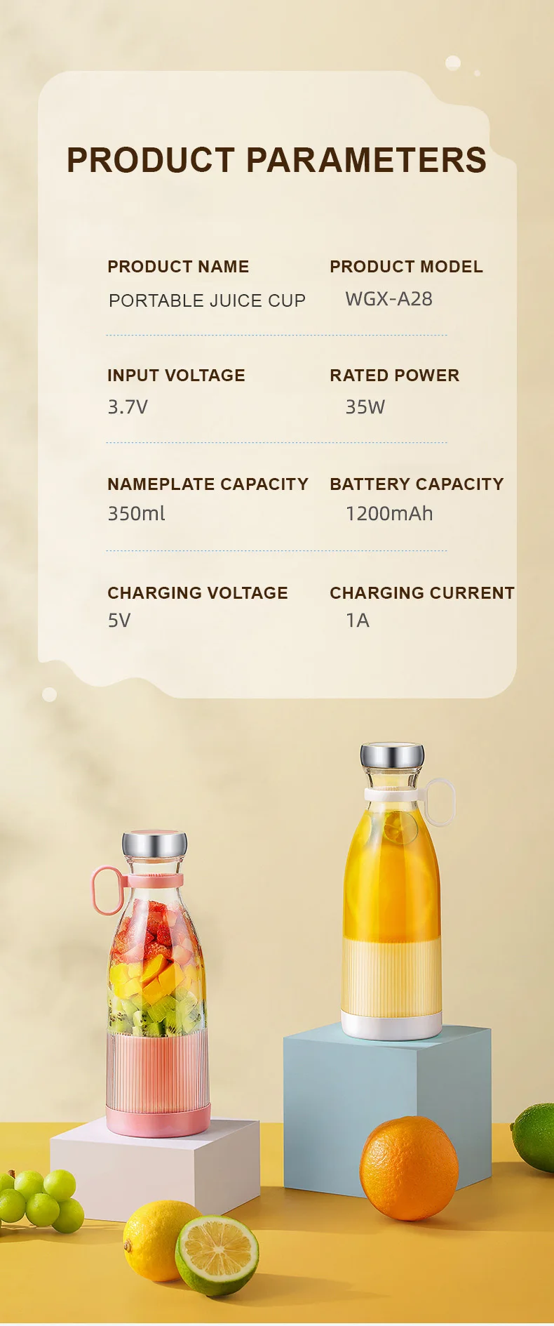Home Fruit Small Charging Student Dormitory Mini Fried Juice ...