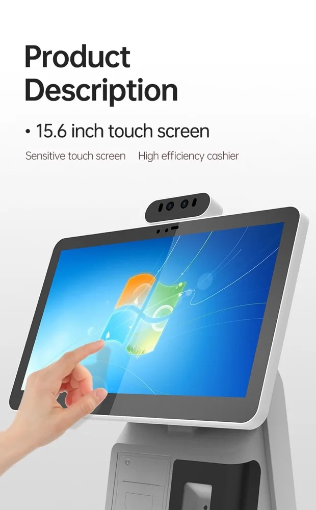Dual Screen Pos Machine for Sale with Stand Cash Register All in One ...