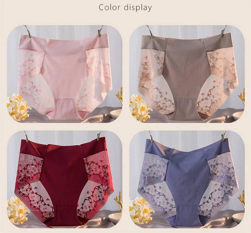 Shop Our Woman Seamless Lace Underwear - High Waist Panties