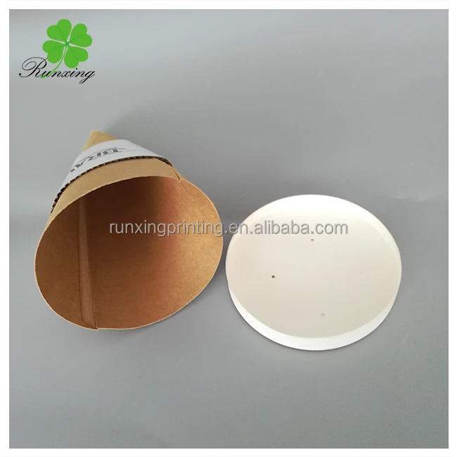 Runxing Disposable Kraft Paper Spaghetti Cone Takeout Box - Custom Cake ...