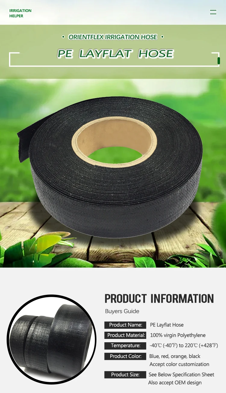 50mm Quality Plastic 2 Inch Farm Irrigation LDPE PE Hose