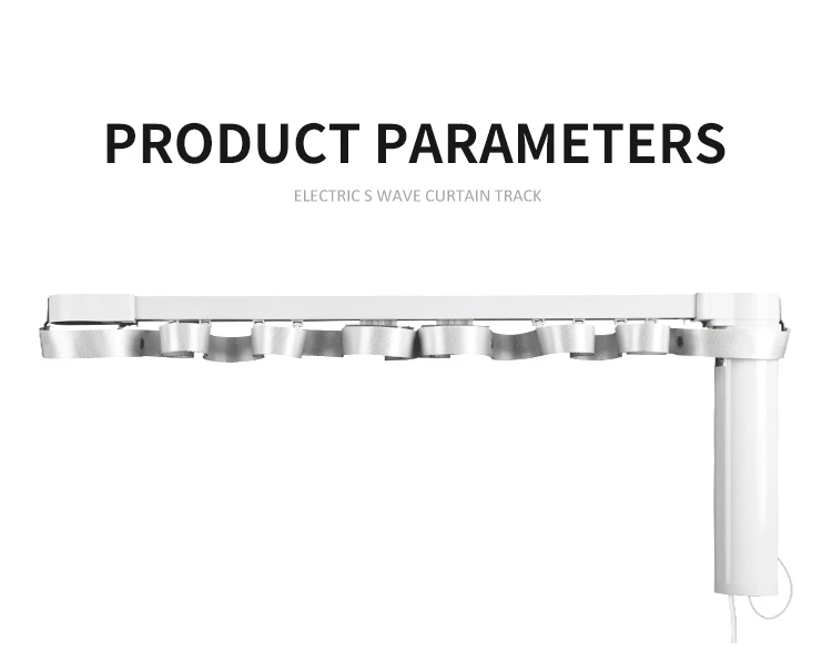 Automatic Ripple Fold Curtain Track Best Selling Super Smooth Modern S ...