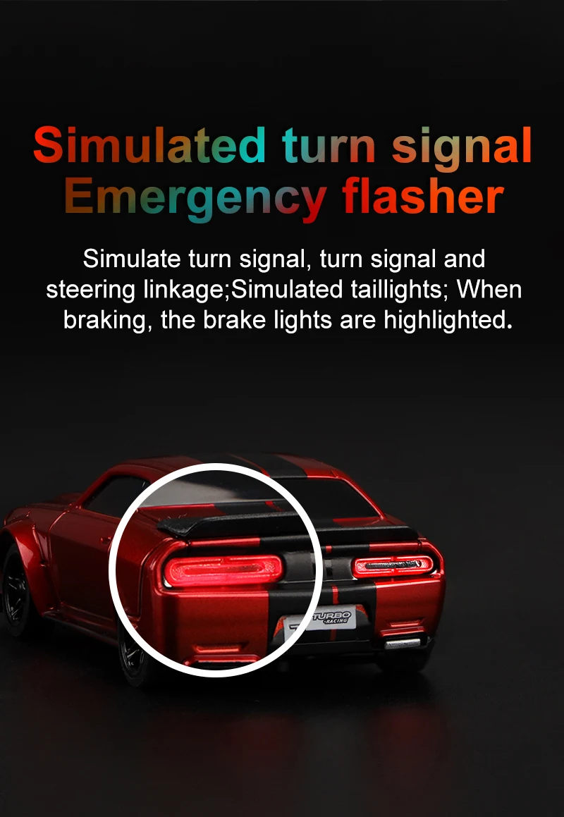 1:76 Scale RC Drift Car with Gyro - Mini Remote Control Car Racing Toy