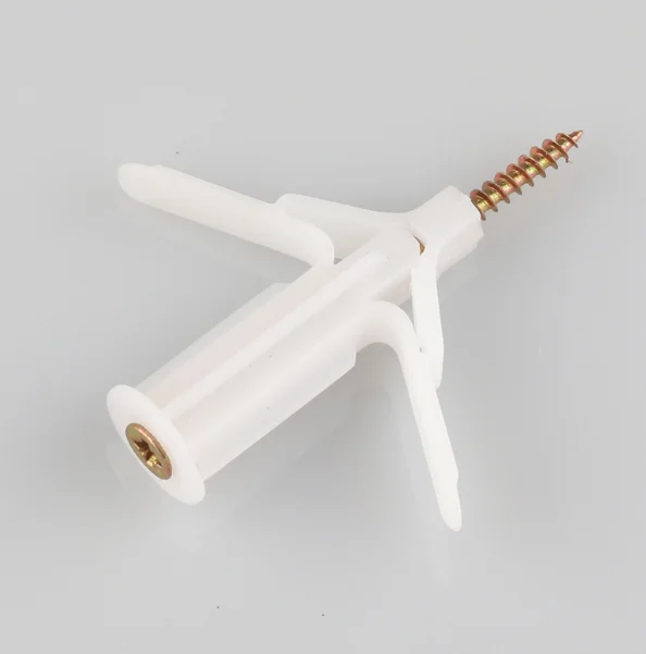 Plastic Gypsum Board Wall Anchor Butterfly Nylon Toggle - Buy Nylon ...