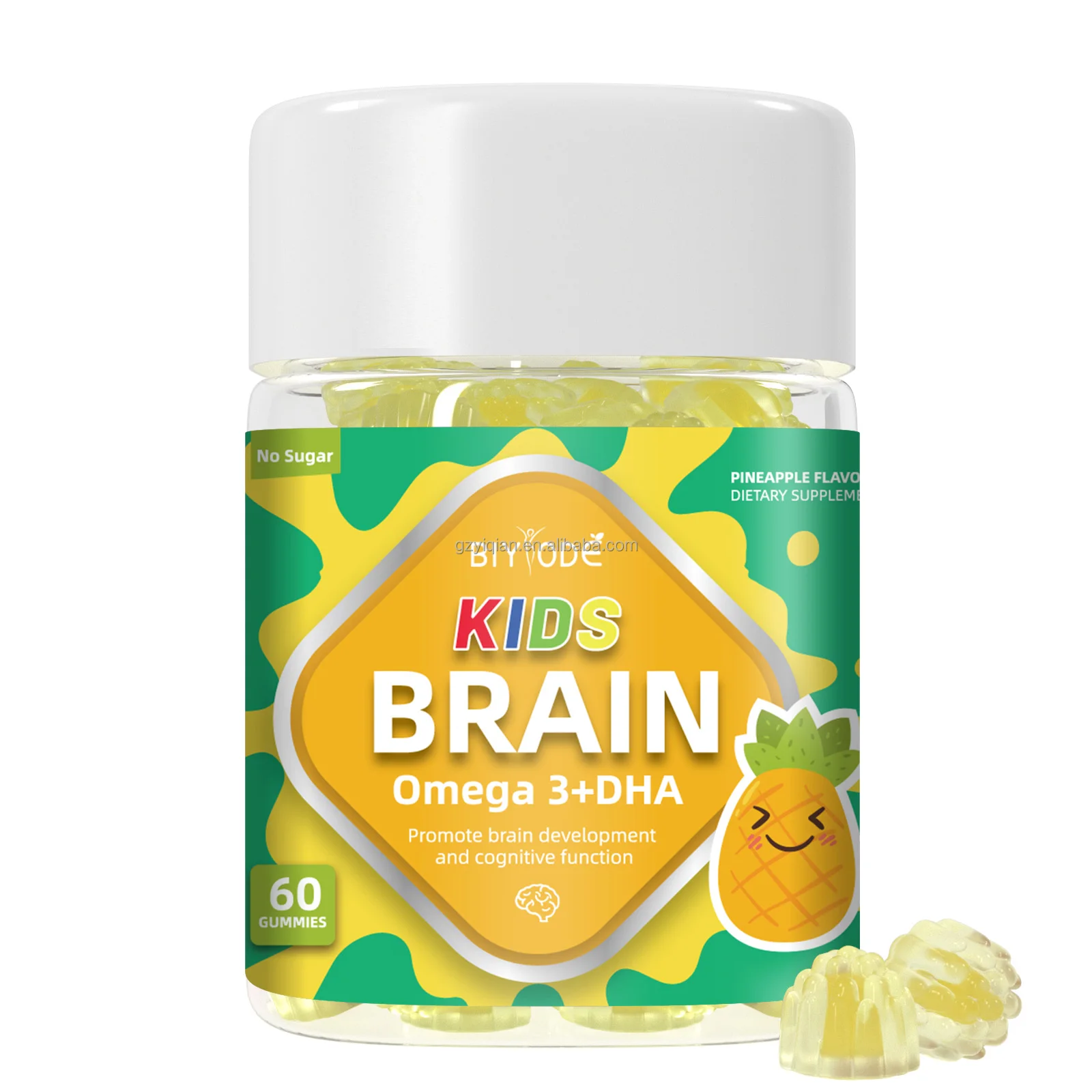 Private Label Omega 3 Dha Gummies For Kids Brain Supplement Gummies For ...