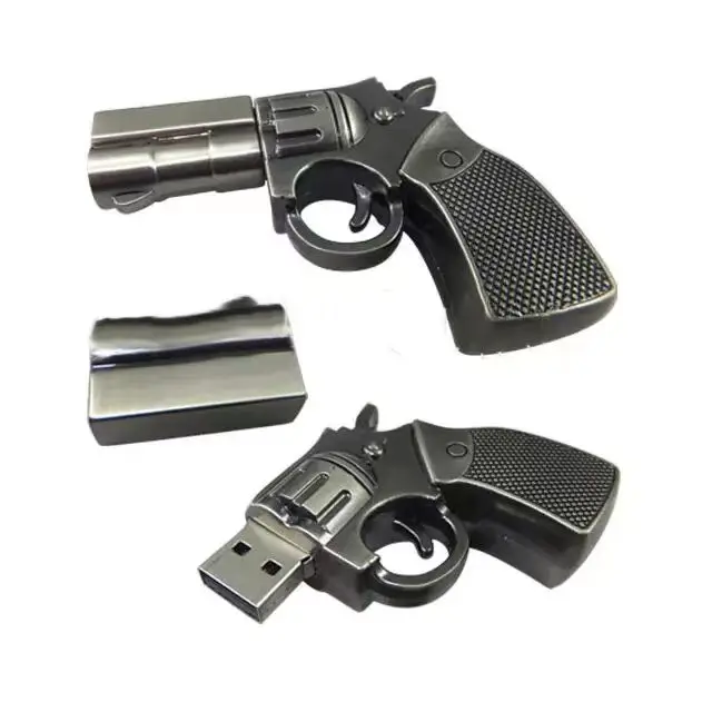 Real And Fully Capacity Gun Shaped Usb Flash Drive With Promotional ...