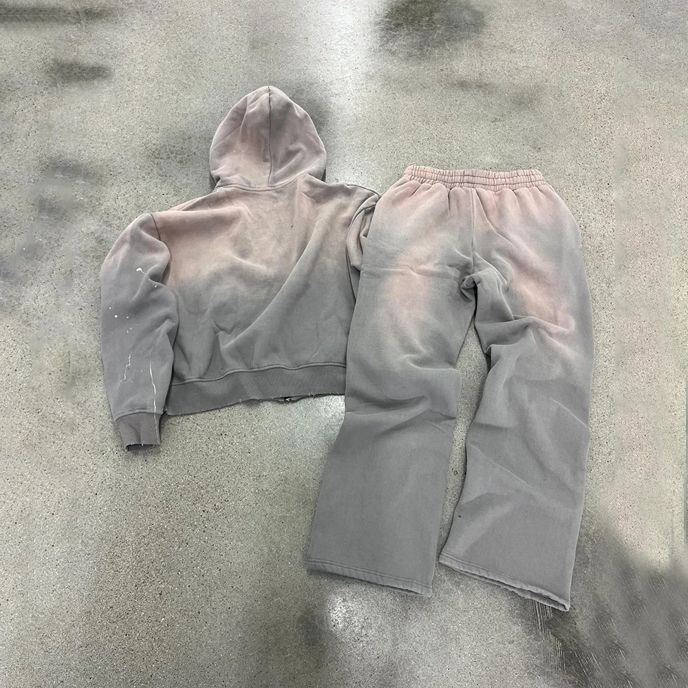 Custom Heavyweight Oversized Acid Wash Screen Printing