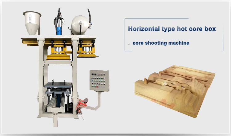 2015 Hot Model Hot Box Shell Core Shooter / Sand Core Making Machine ...